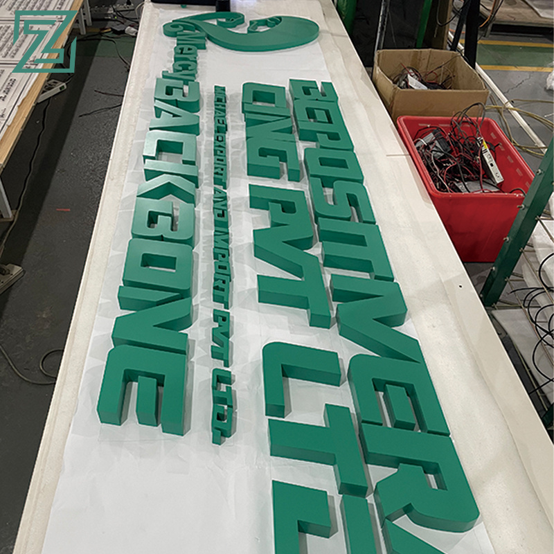 Custom Metal Letter Titanium 3D Gold Mirrored Stainless Steel Shop Sign ...