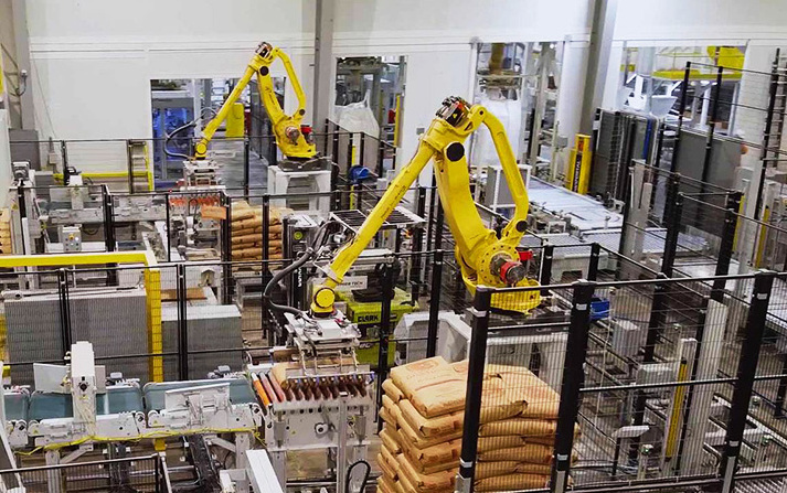 Palletizing Robot Warehouse Robot Palletizer For Automatic Loading And Unloading System ...