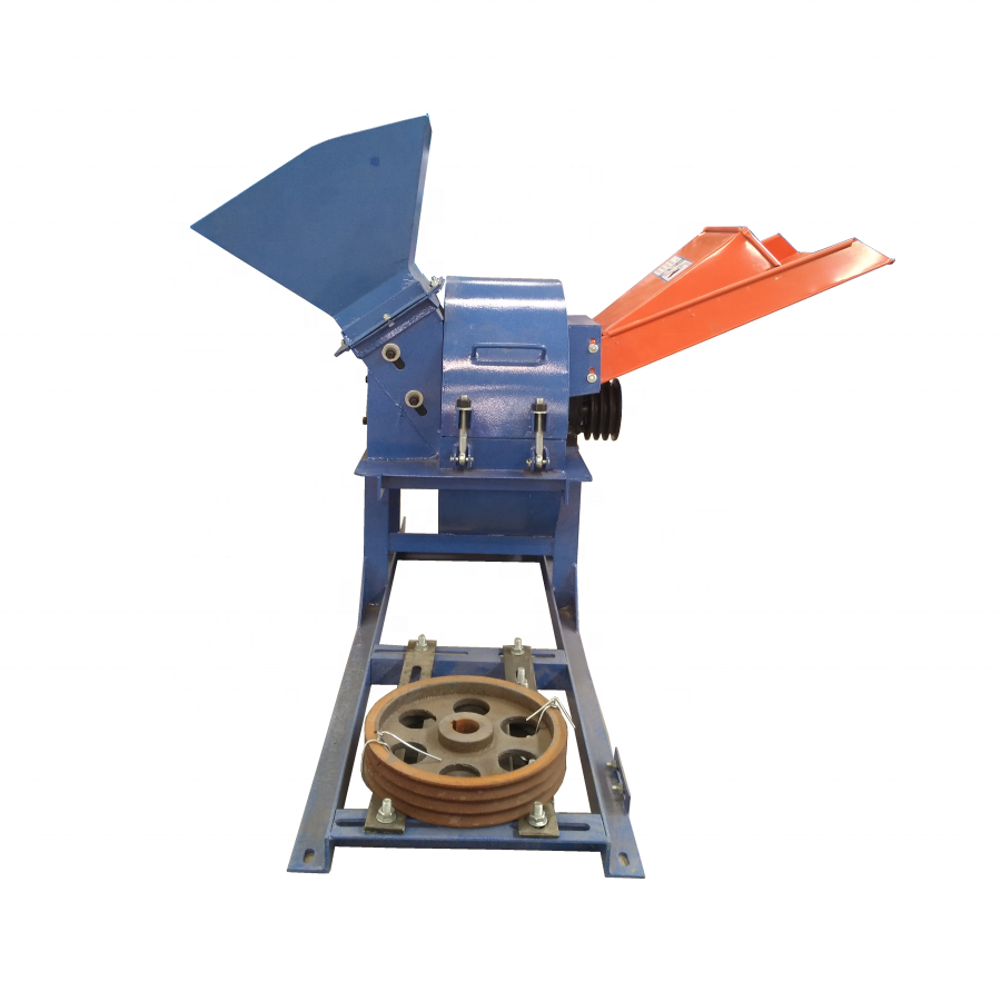 Coconut Shell Grinding Diesel Wood Sawdust Crushing Machine Waste Wood ...