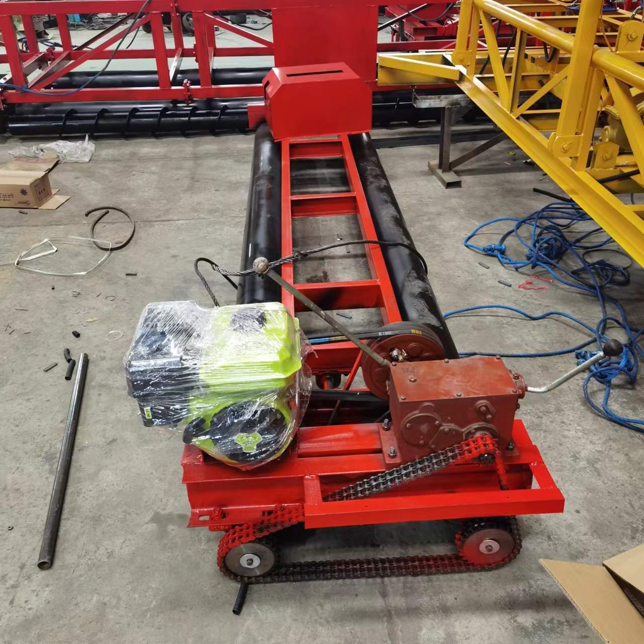 Concrete Leveling Machine Vibratory Roller Paver Mini 6M Width Asphalt ...