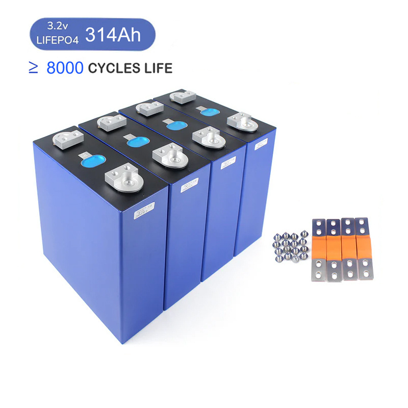 8000 Cycles EV Mb31 3.2v 314ah Lifepo4 Battery Double Hole Busbar with ...